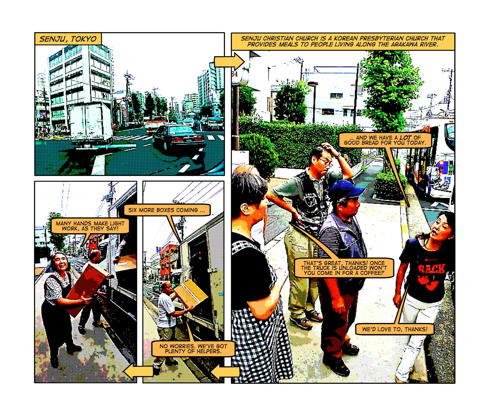Comic Aid: Food distribution comic developed for Second Harvest Japan