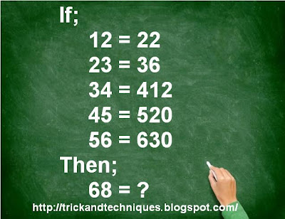 Math IQ Trick. Try to Answer. ~ Trick and Techniques