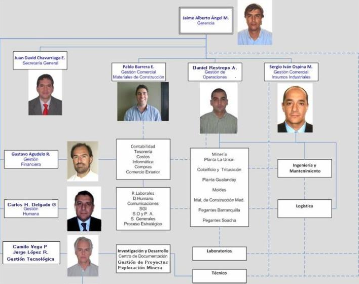 Sumicol Corona S.A: Organigrama