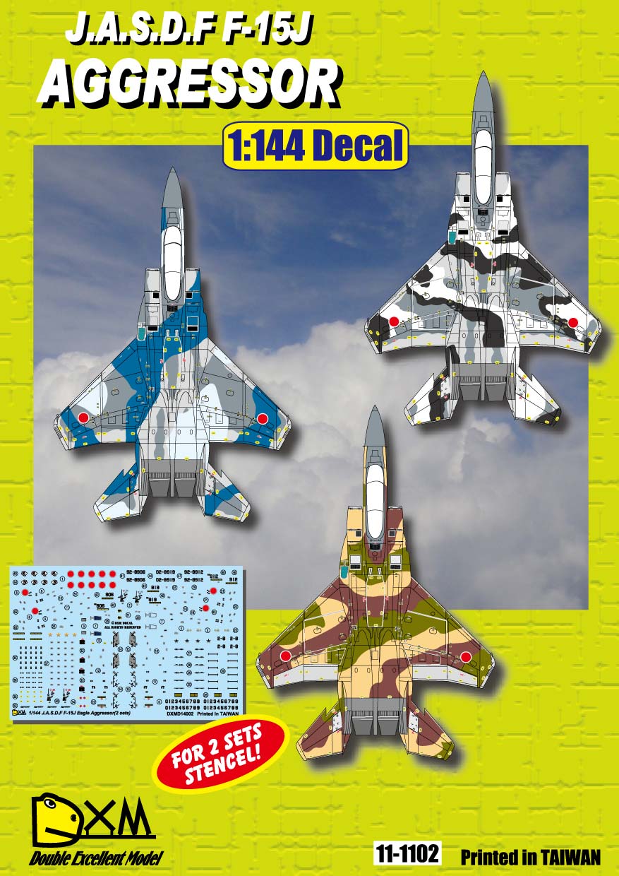 DXM Decals: New Release - 1/144 JASDF F-15J Eagle Aggressor decal
