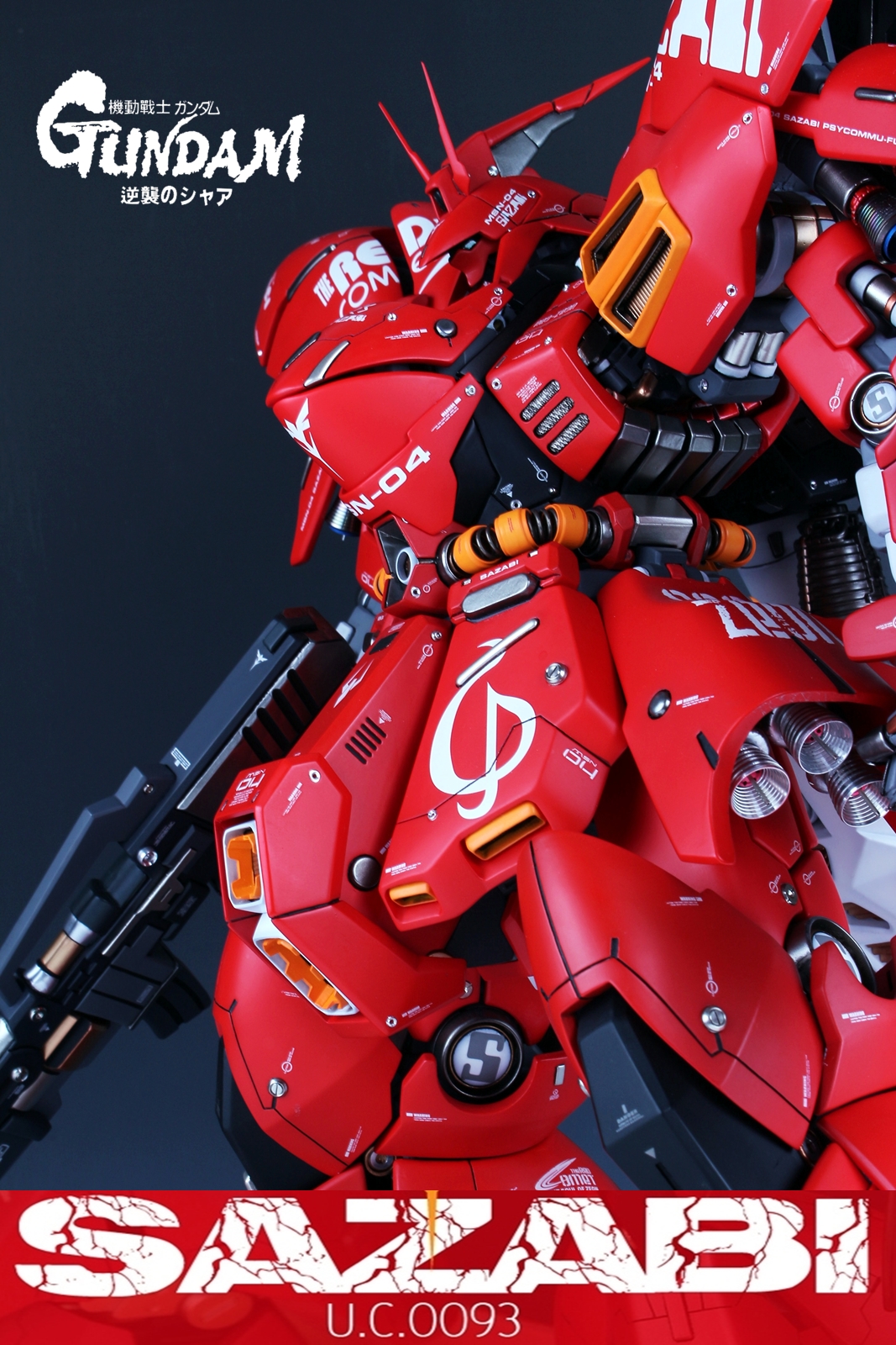 GUNDAM GUY: G-System 1/72 MSN-04 Sazabi Ver. Evolve 2.0 - Painted Build
