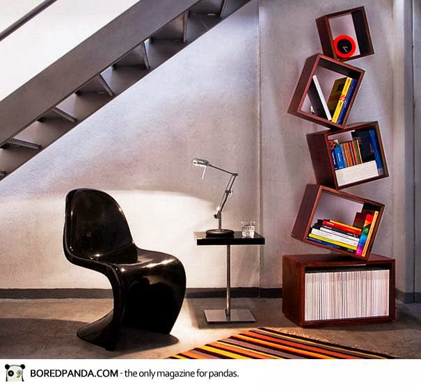 Inside & Out Interiors: Crazy Bookshelf Ideas