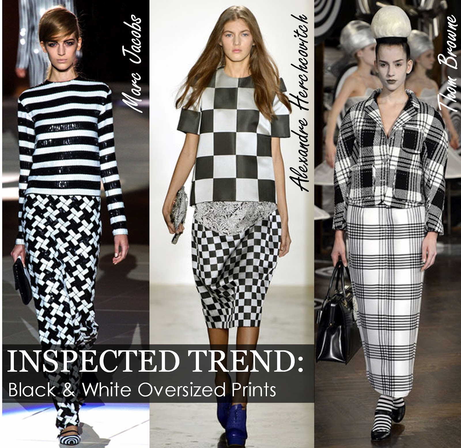 Chic Inspector: Inspected Trend: Black & White Oversized Prints