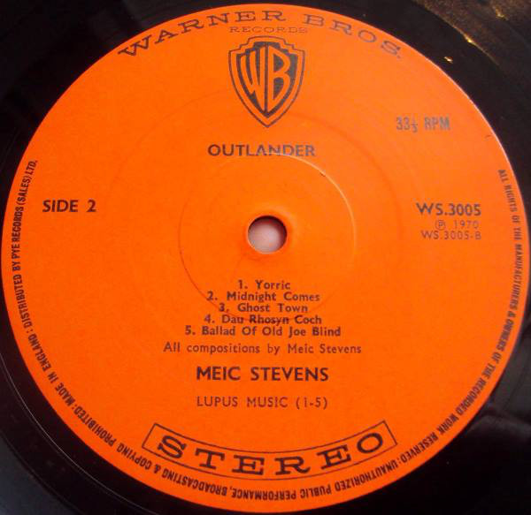 johnkatsmc5: Meic Stevens "Outlander"1970 UK Psych Acid Folk debut ...