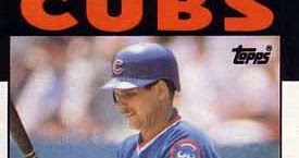 80's Cubs Cards: 1986 Topps Chicago Cubs Checklist With Updates