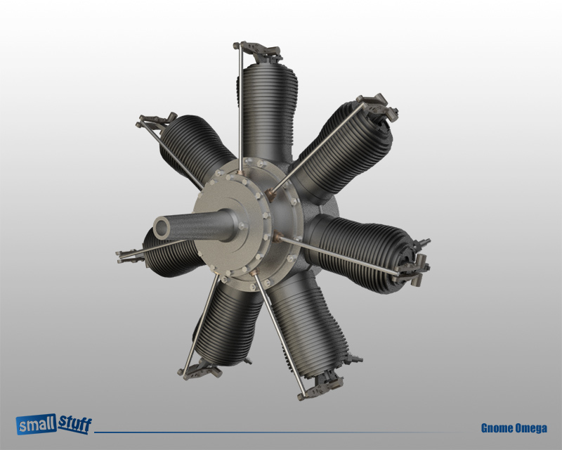 Small Stuff Models: 1/48 WWI Rotary Engines - Work In Progress