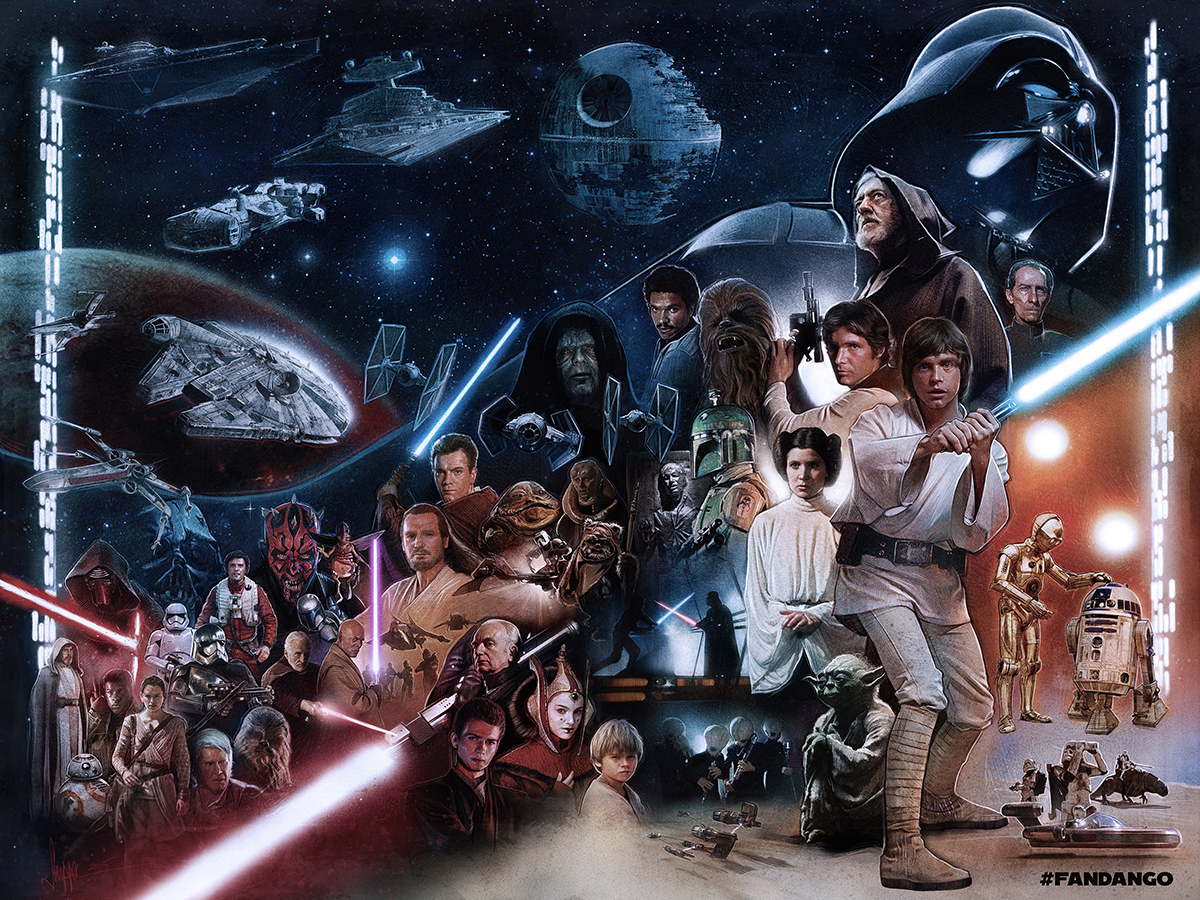 Star Wars by Paul Shipper | Star wars art, Star wars poster, Star wars ...