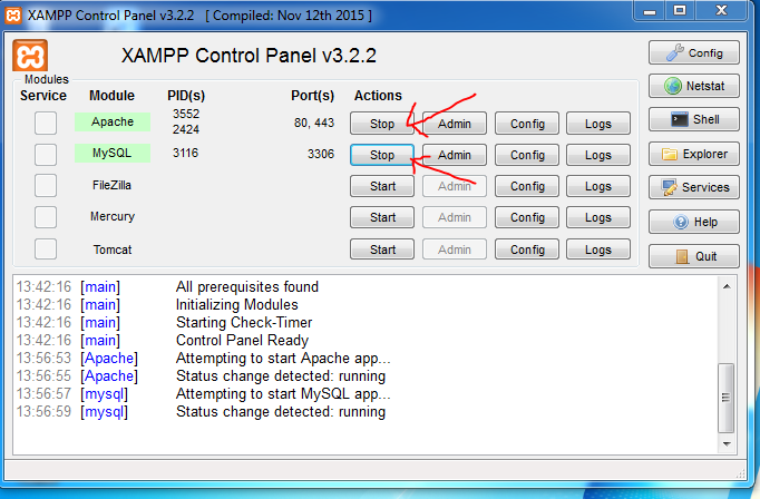 Cara Mengaktifkan MySQL di XAMPP