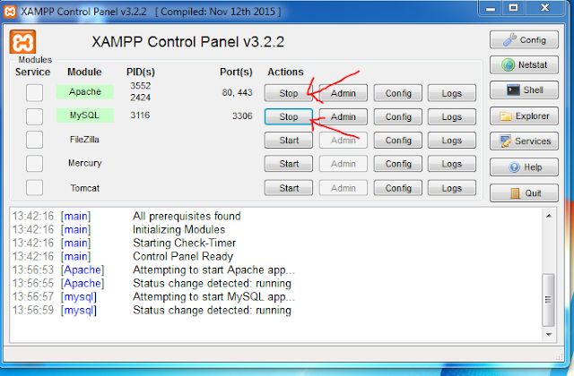 Cara Mengaktifkan MySQL di XAMPP