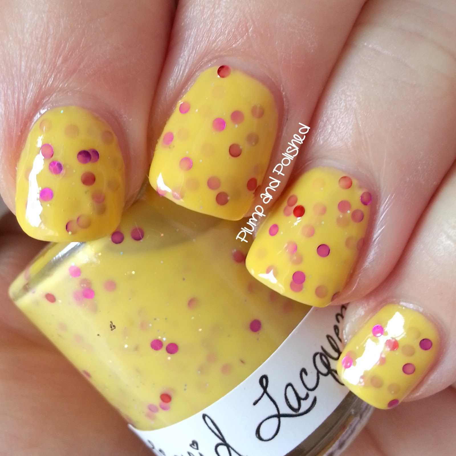 Plump and Polished: Liquid Lacquer - Freckled Lemonade