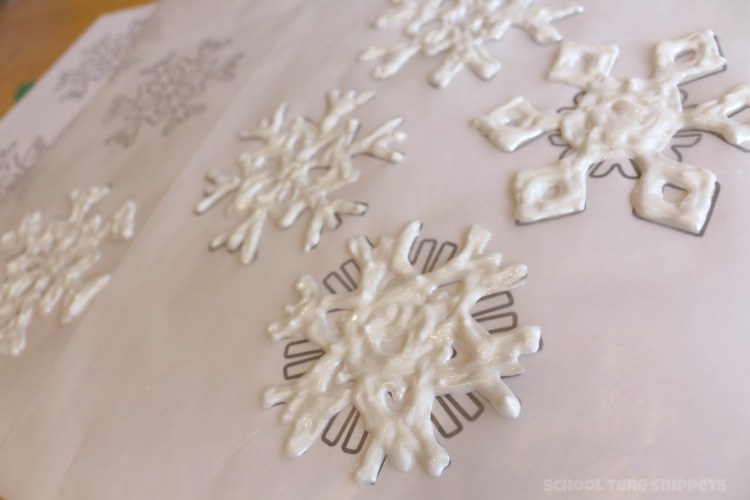DIY Snowflake Window Clings: So Simple Kids Can Make! | School Time ...