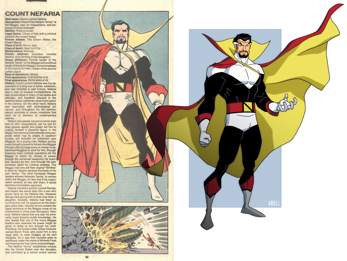 The Official Handbook to the Marvel Universe - REDUX Edition: COUNT ...