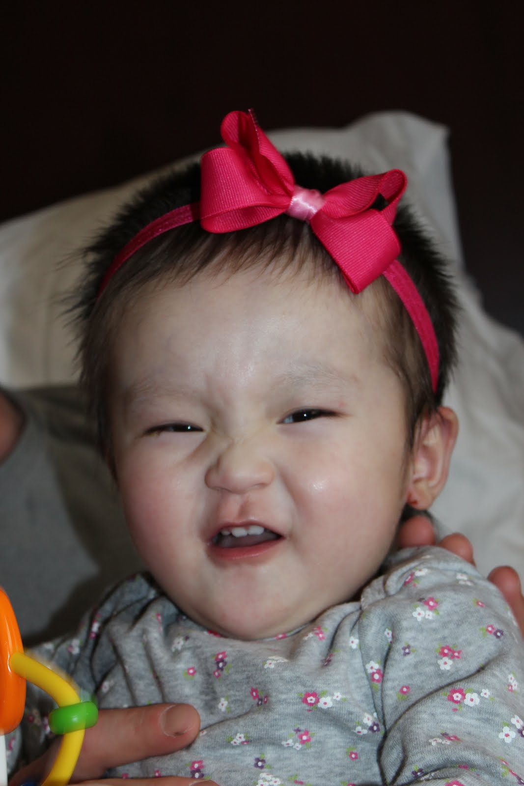 Living Full of Life: She smiles with her nose all scrunched up! Getting ...