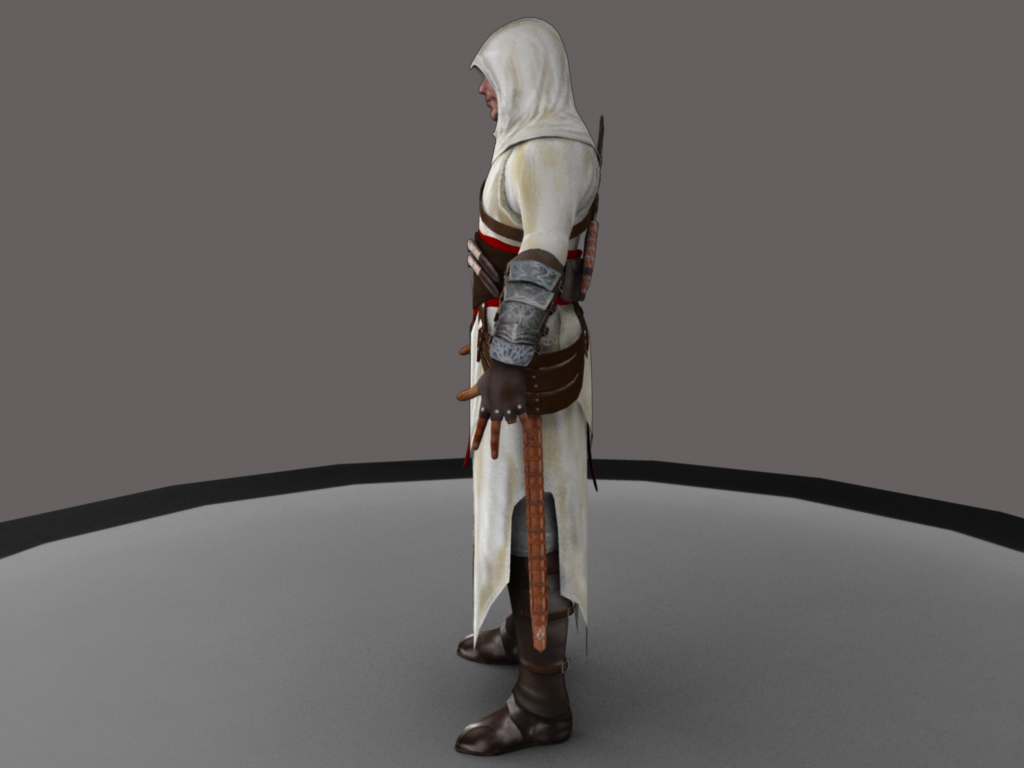 ANOOP PANCHAMAN: My 3D Modeling work-ALTAIR (ASSASSIN'S CREED)