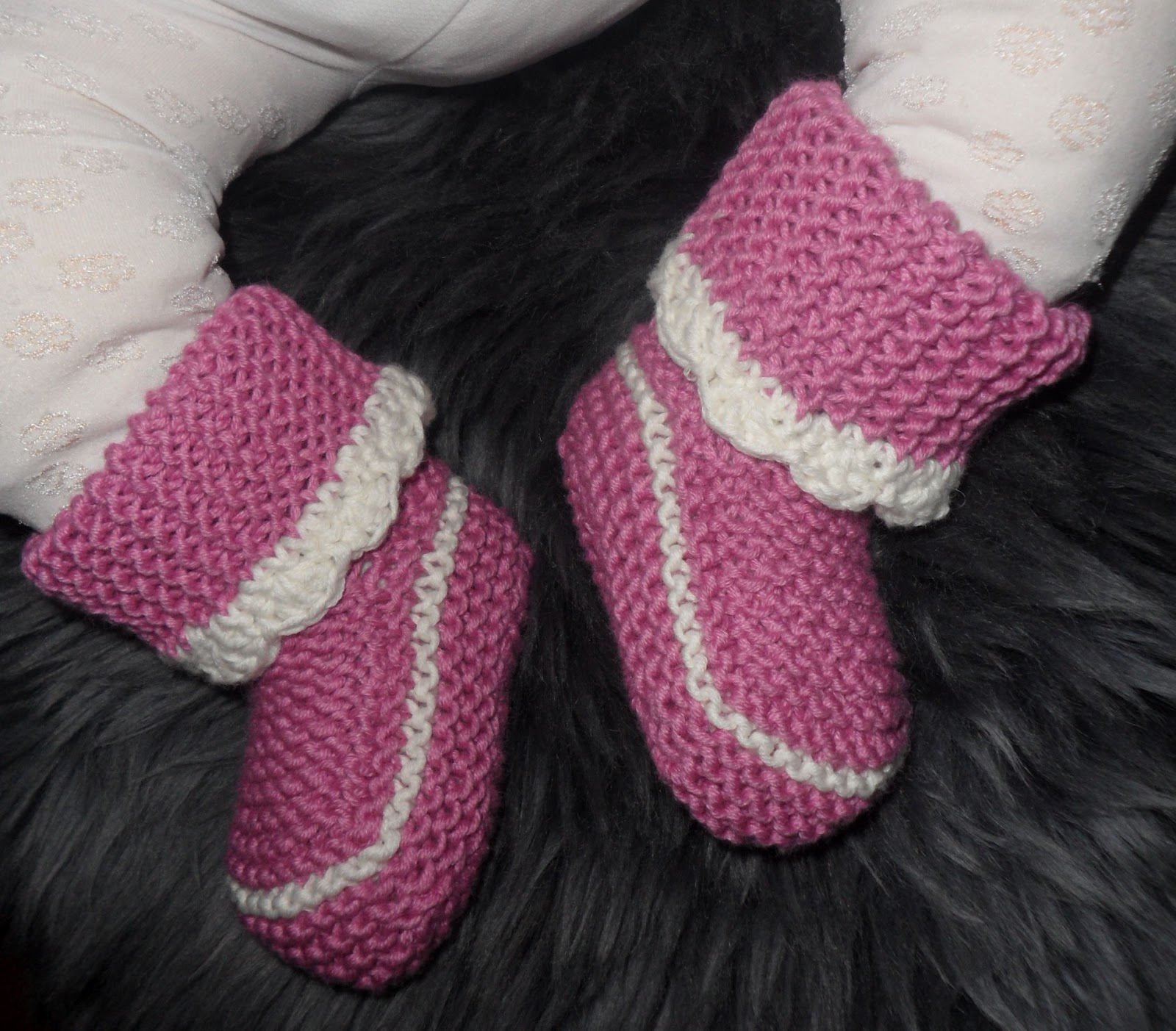 Hjemmelaget: Strikka babysokker