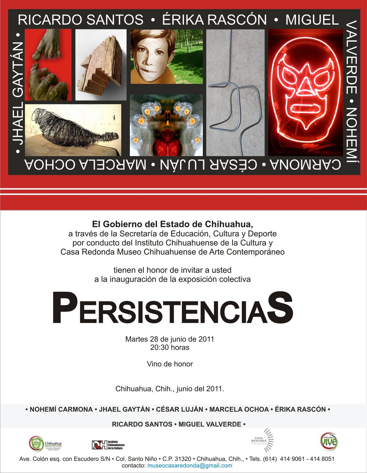 Tramoyam Blog: Persistencia / de Marcela Ochoa, Miguel Valverde, Nohemí ...