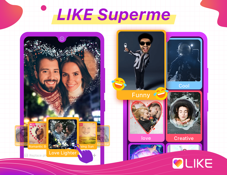 LIKE App Introduces Superme for a Unique Video Creation Experience