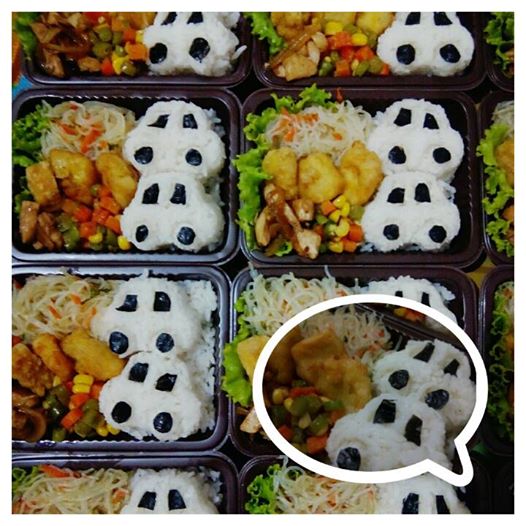 Pawon Bento: Contoh menu Nasi Bento