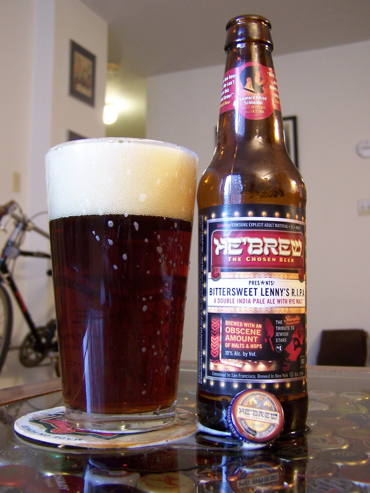 Musings on Beer: Shmaltz Brewing Company - He'brew - Bittersweet Lenny ...