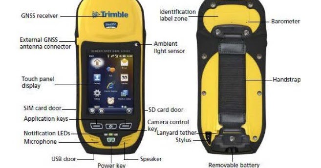 Operating the Trimble® GeoExplorer® 6000 Series GeoXT™ handheld, using ...