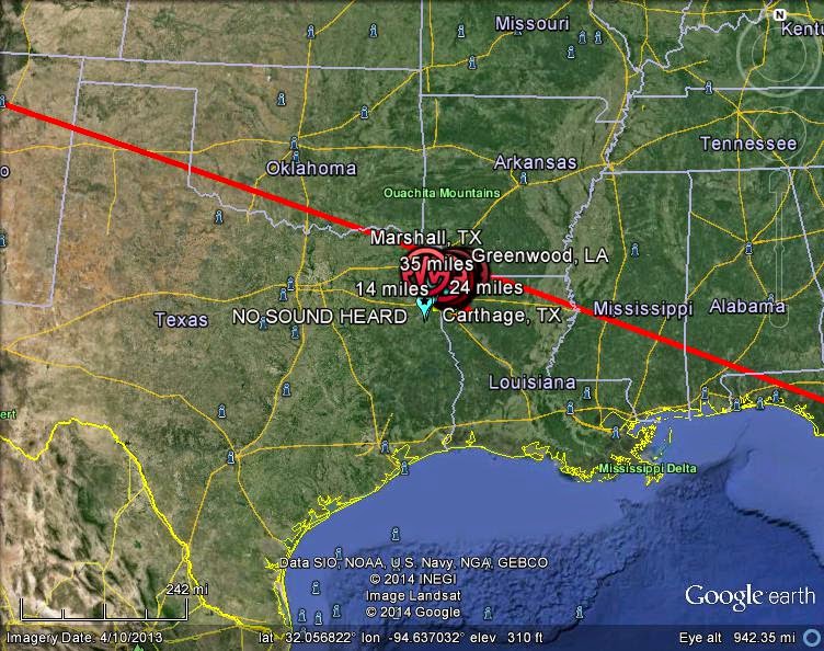 The Latest Worldwide Meteor/Meteorite News: Shreveport, Louisiana LOUD ...