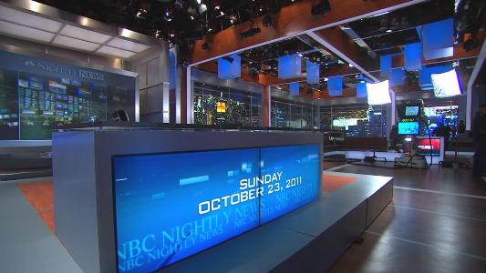 TV with Thinus: FIRST LOOK. New set for the NBC Nightly News with Brian ...