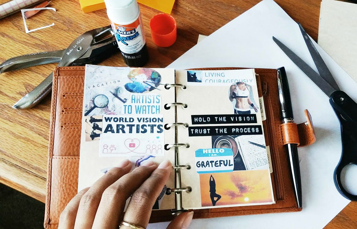 Gillio Compagna Pocket Planner- Vision Board Setup / Seaweed Kisses