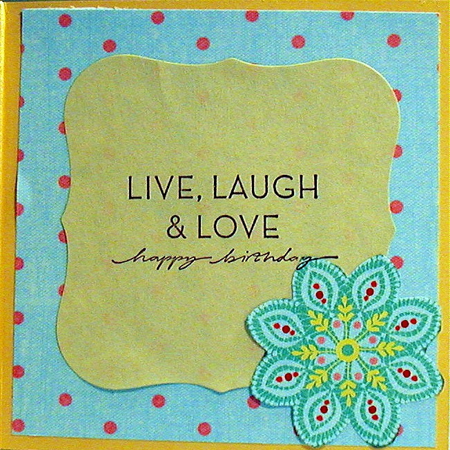 Daybreak Crafter: A SIMPLE BIRTHDAY CARD