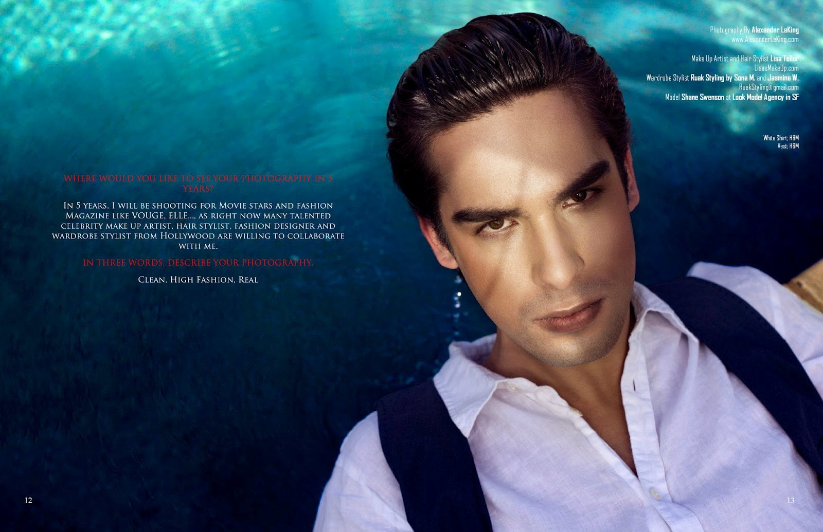 Unconfined Aspirations: First published shoot.