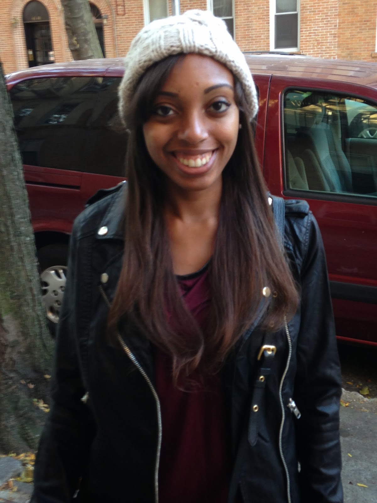 Khaki, not cocky: Falling for Fall: Beanies and Leather (OOTD)