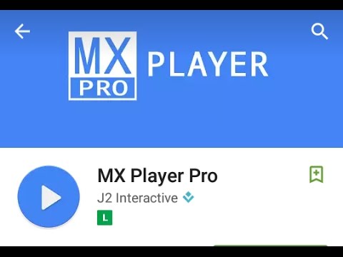 How To Download Mx Player Pro Free ~ YHINDI