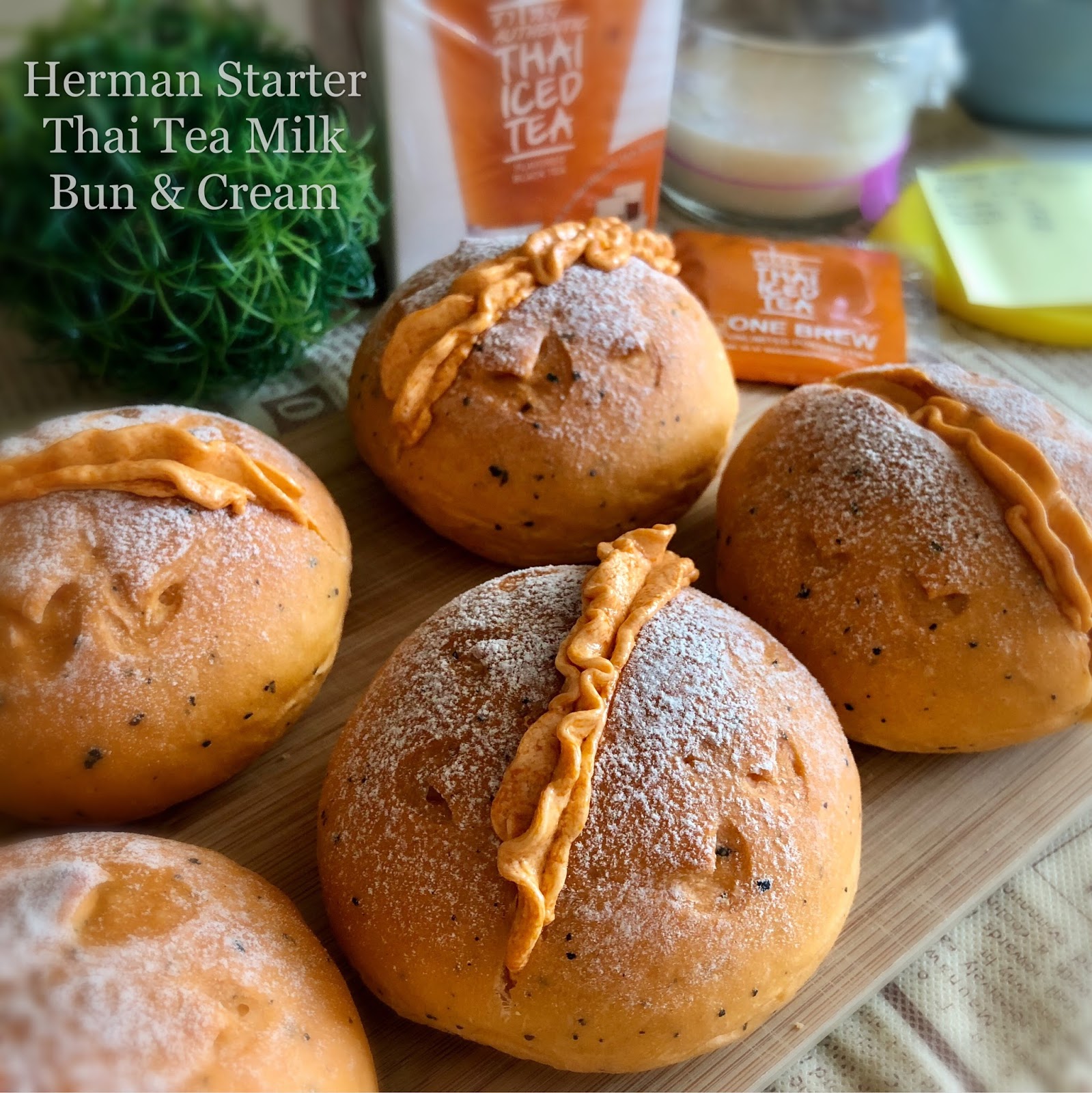 My Mind Patch: Thai Milk Tea Bun with Ermine Cream