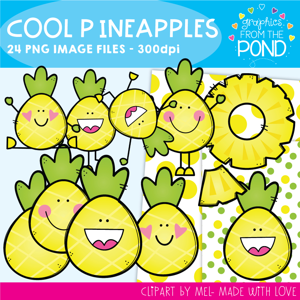 Cool Pineapple Clipart | From the Pond