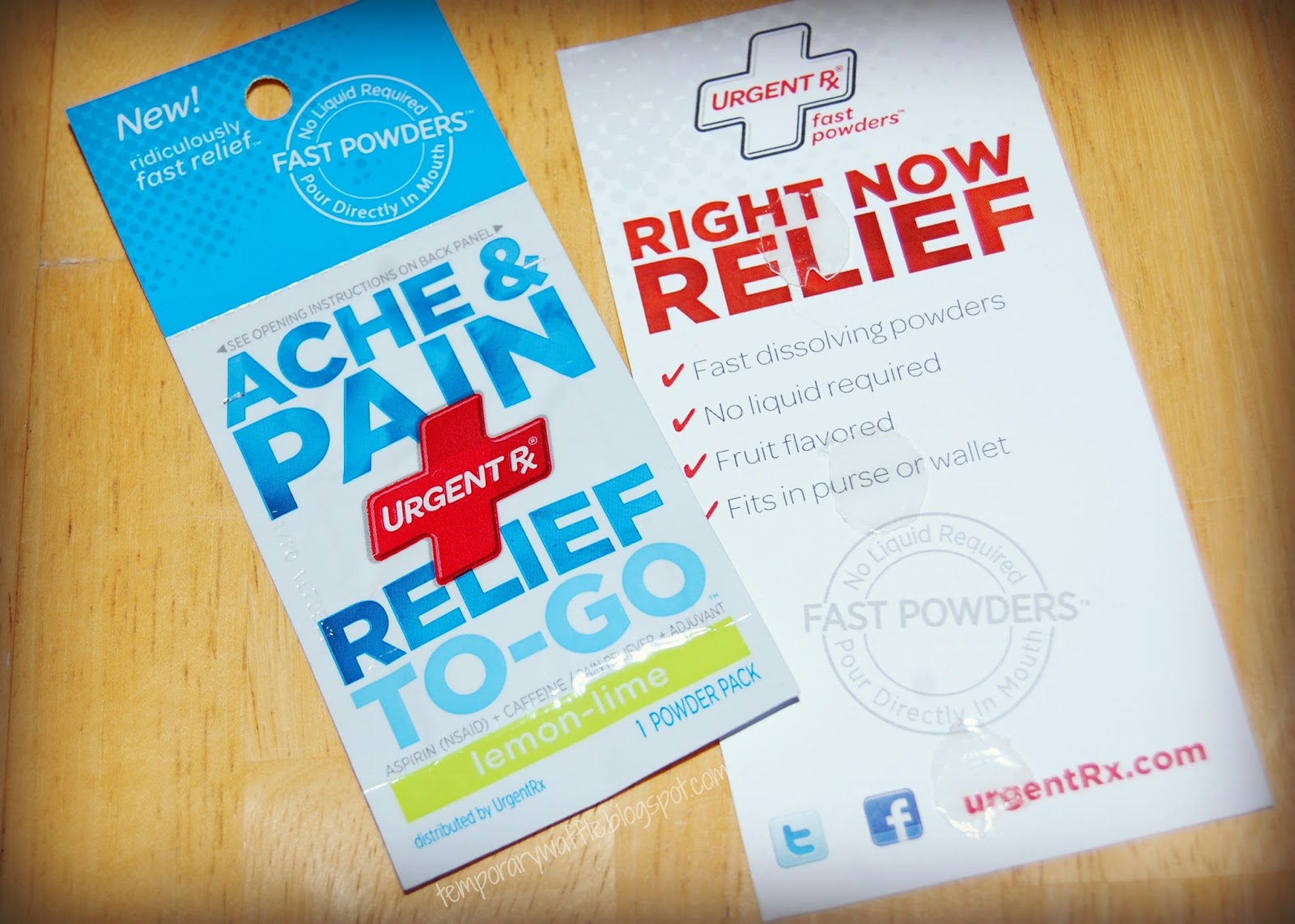 Temporary Waffle: Urgent Rx Fast Powders Review