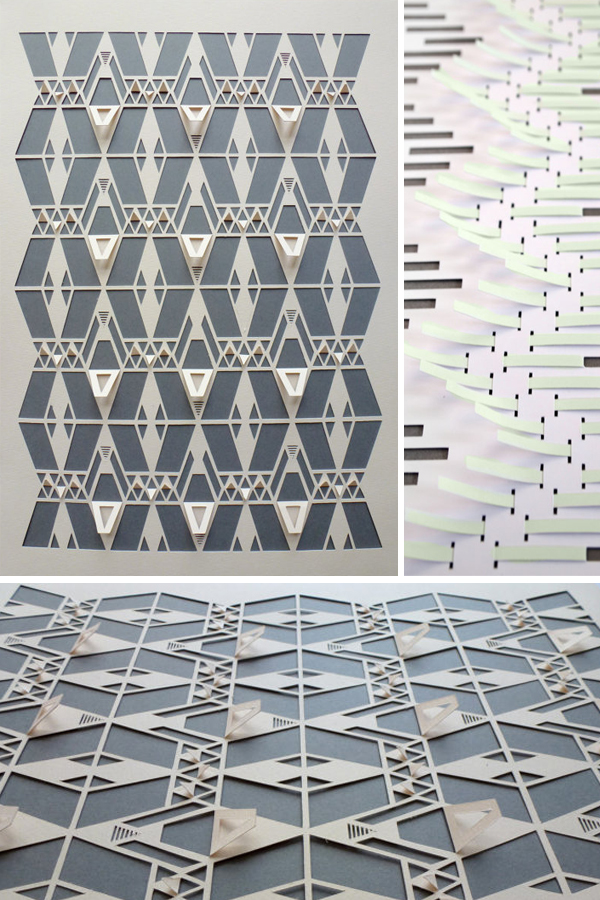 The Print Garden: paper cut patterns by sarah louise matthews