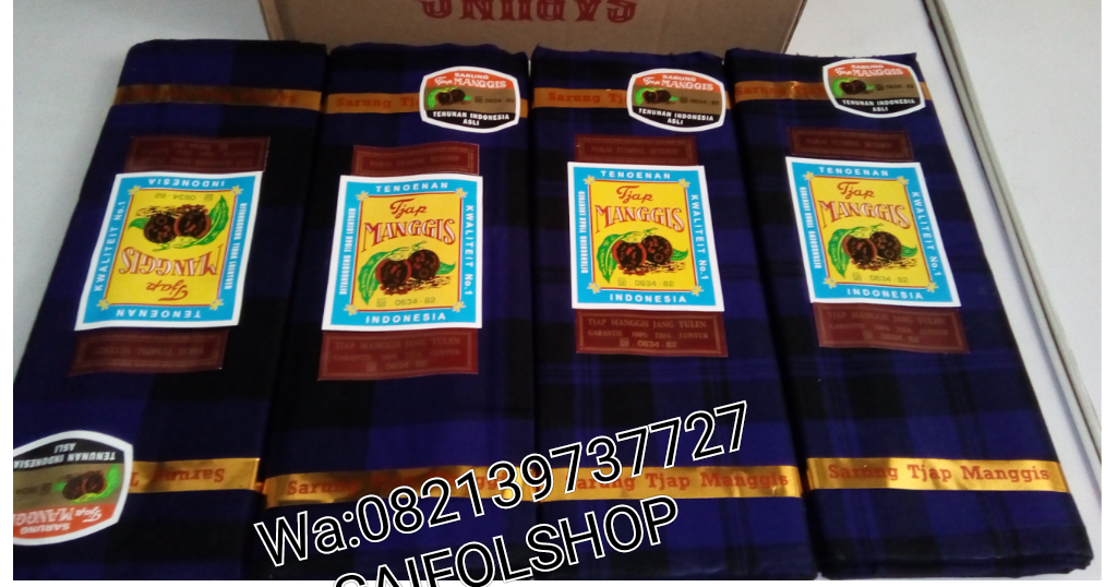 Toko Grosir Sarung UD. Maju Zaif Olshop: Sarung Cap manggis Stapel