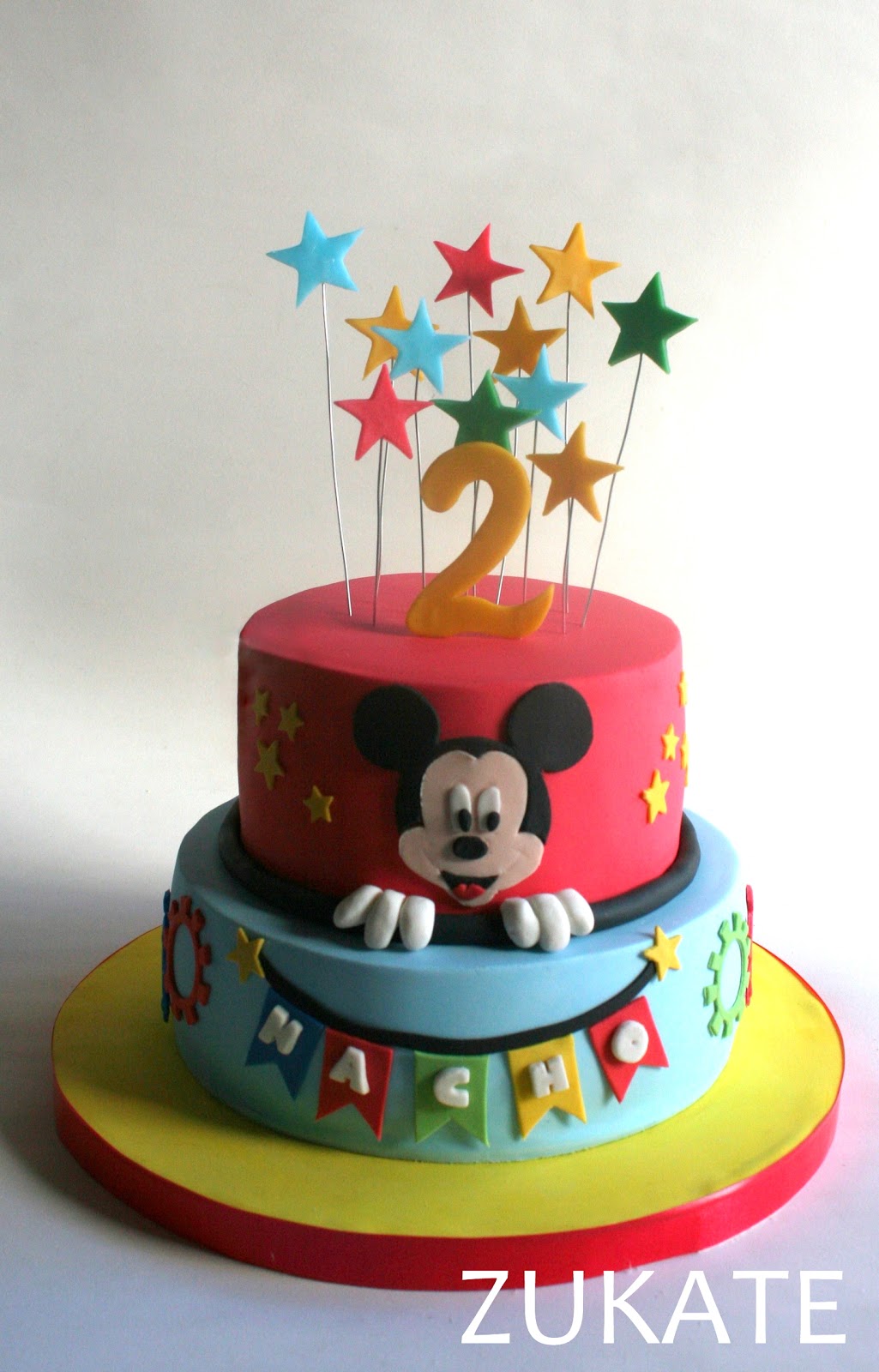 TORTA DE MICKEY MOUSE PARA NACHO | ZUKATE