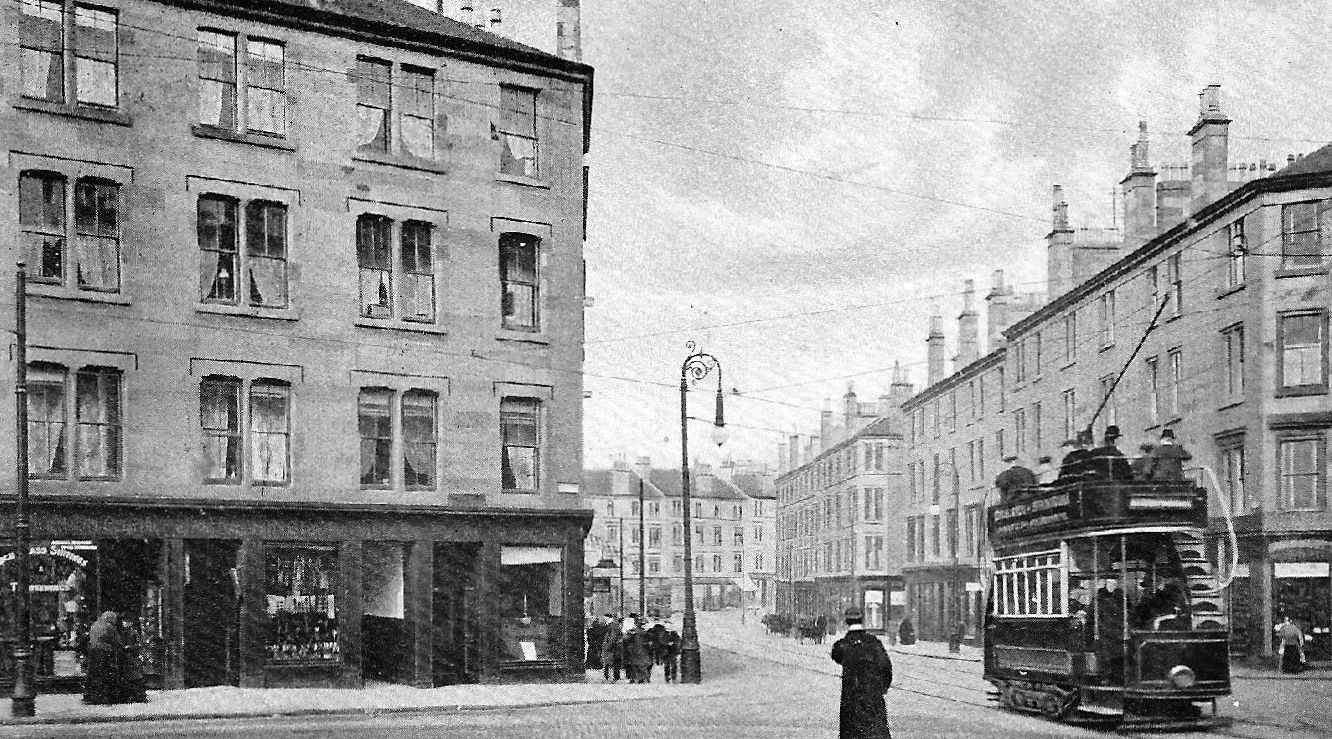 Tour Scotland: Old Photograph Springburn Road Glasgow Scotland