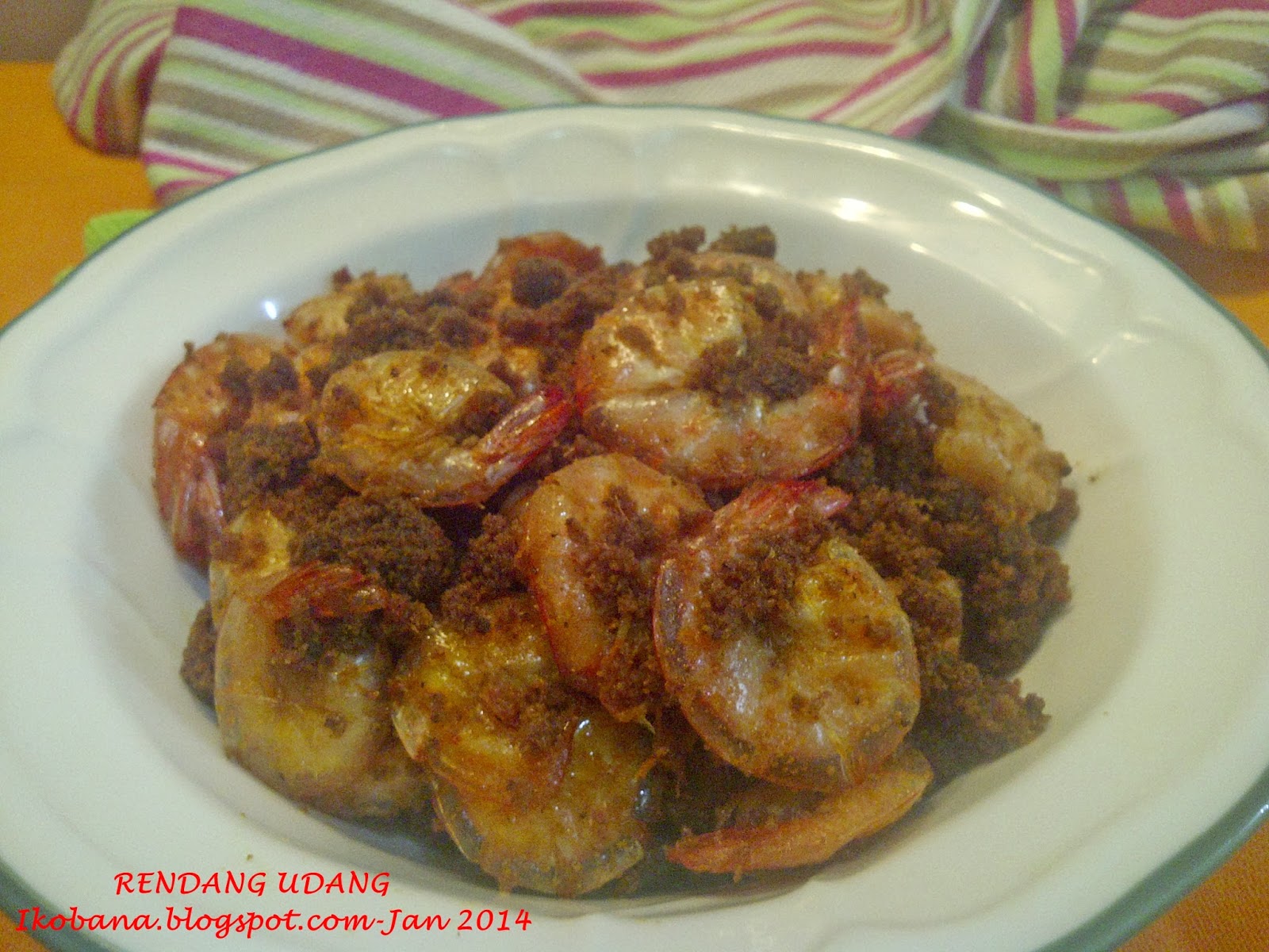 DAPUR IKOBANA: RENDANG UDANG