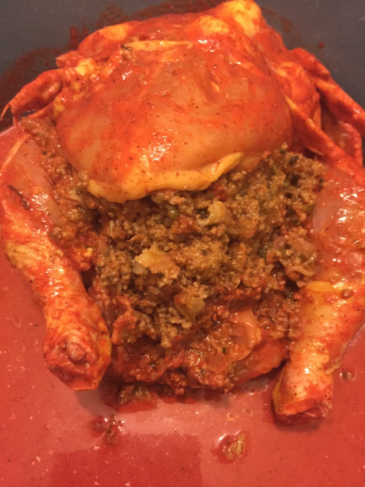 POLLO EN ACHIOTE AL HORNO ~ COMIDA DE PETRY