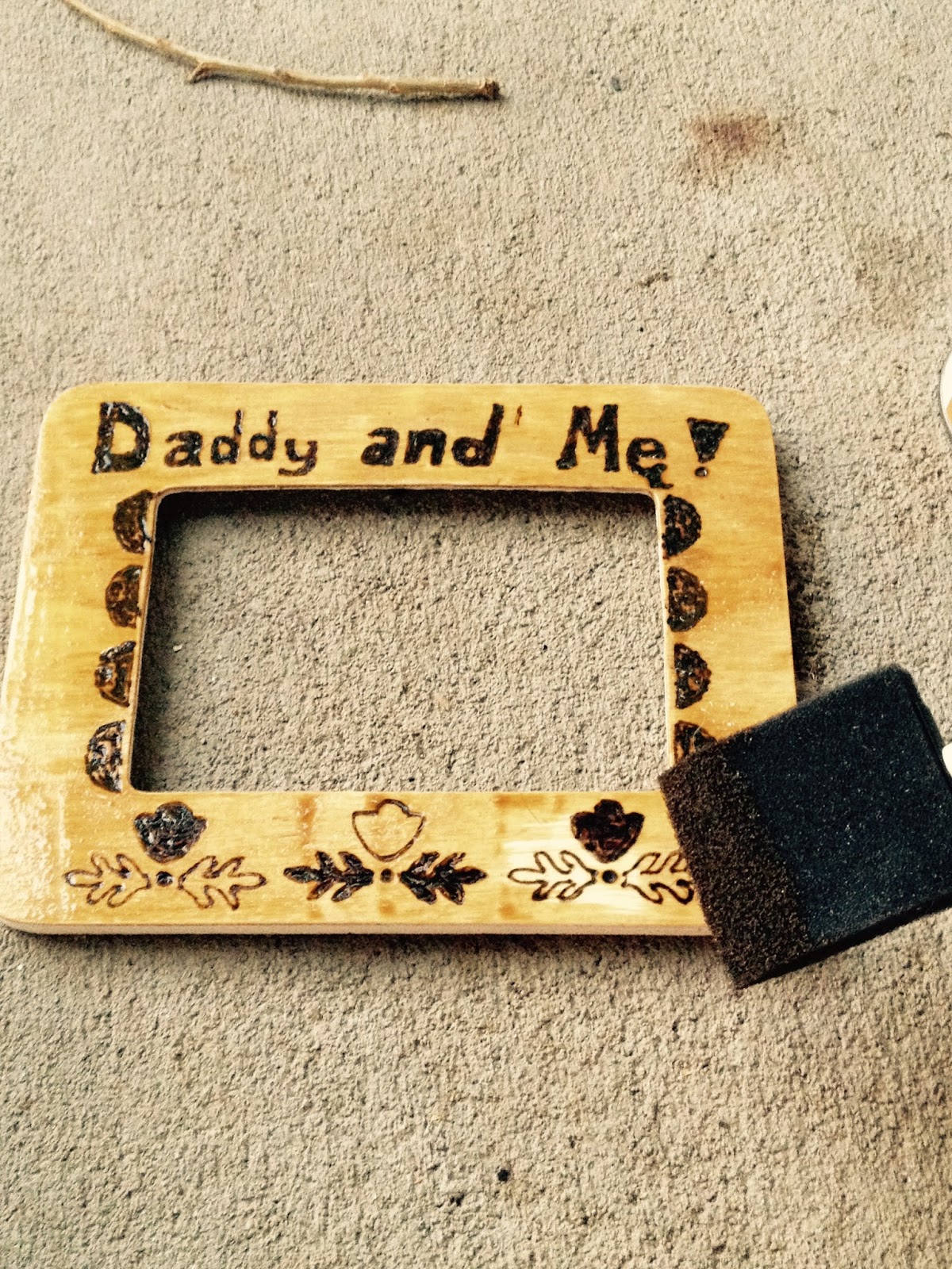 Project Of The Day: Wood Burned Picture Frame