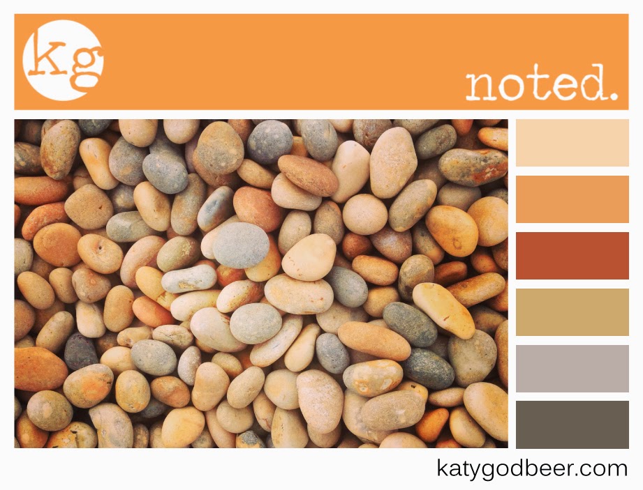 noted: Colour Inspiration #4 - Perfect Pebbles