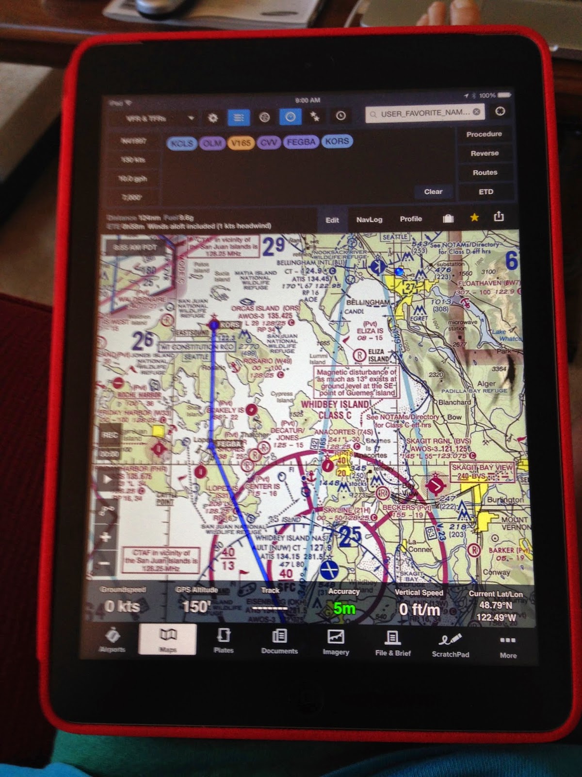 Powell River Books Blog: iPad with ForeFlight for Pilots