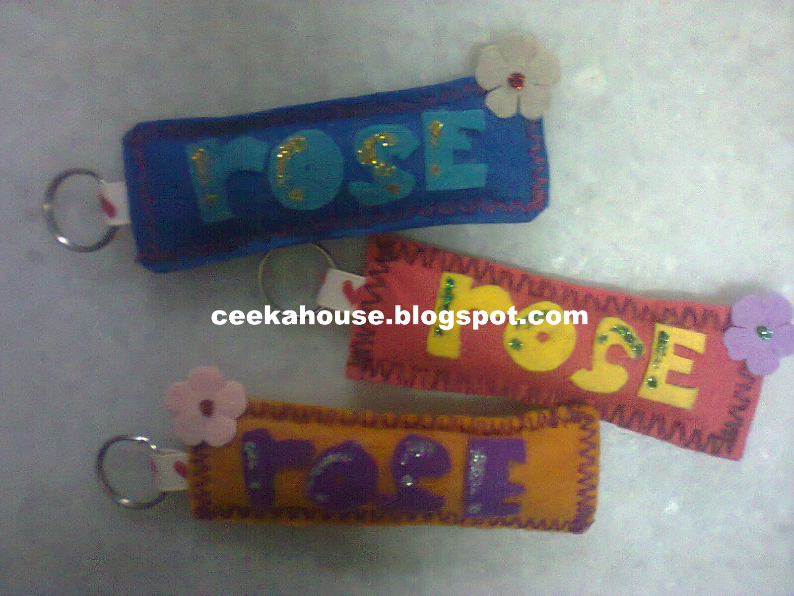 Ceeka House: KEYCHAIN NAMA ''PANJANG''