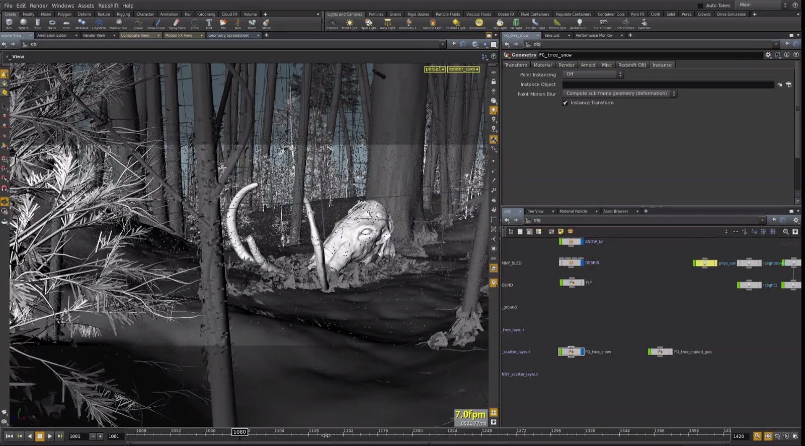 VFX Breakdown | American Gods: Nunyunnini | Computer Graphics Daily News