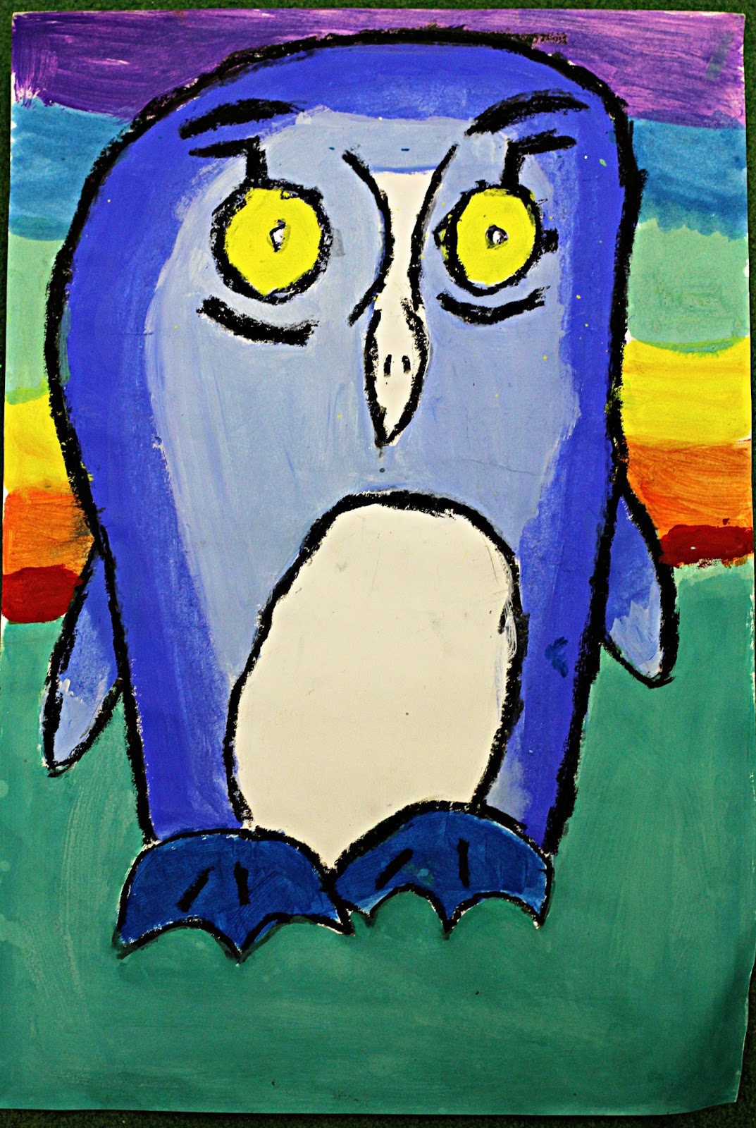 smART Class: Blue Dog Inspired Animals!!!!