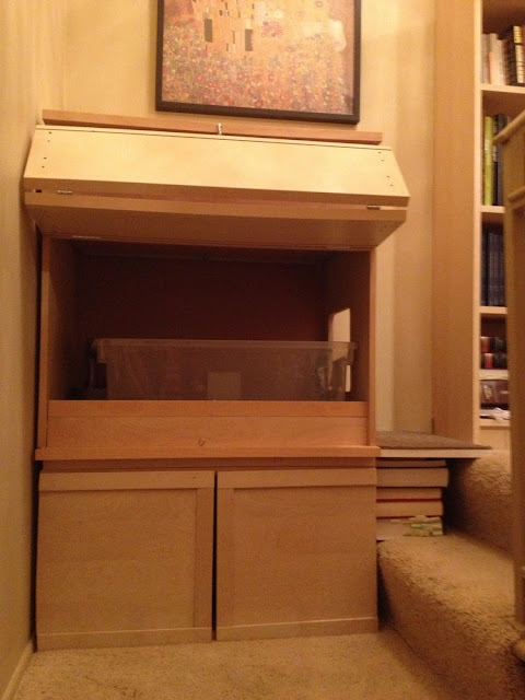 Malm cat cabinet