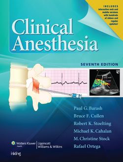 Clinical Anesthesia Paul G. Barash 7th Edition | booksmedicos