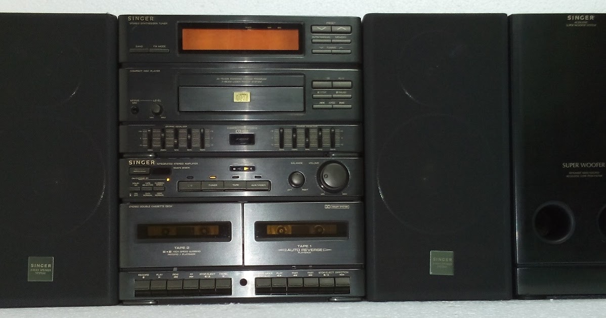 BARANG BARANG ELEKTRIK TERPAKAI DAN RARE: HIFI SINGER MODEL CD-638