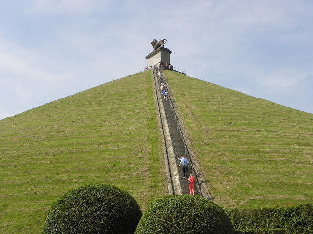 The lion mound of Waterloo